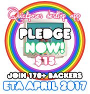 Quickposes: pose library for figure & gesture drawing practice